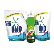 » Pack Omo mix doypack 3L + doypack Omo 1L + Quix 500ml