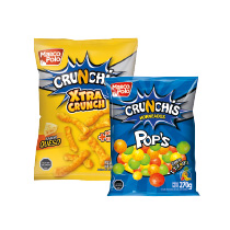 » Crunchis Xtra crunch 350g o pops 270g